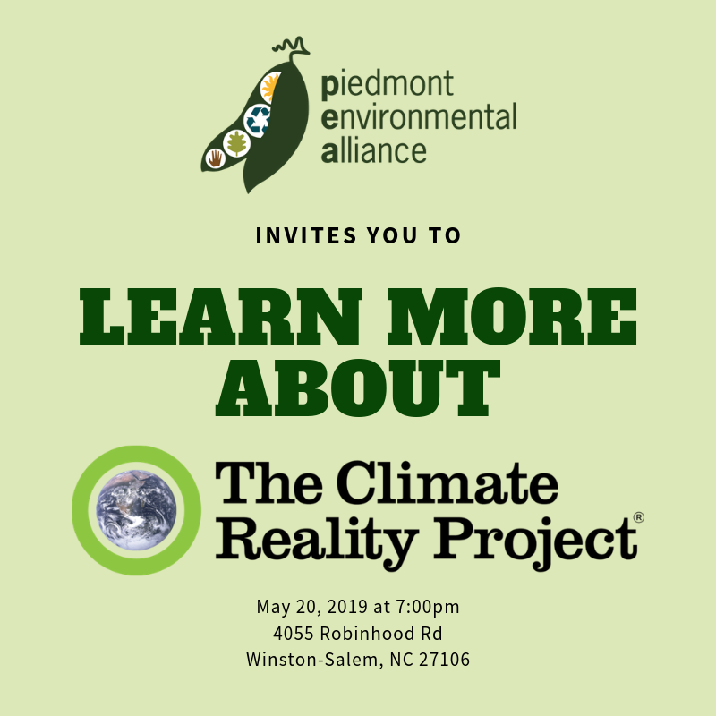 Learn More About the Climate Reality Project | Piedmont Environmental ...